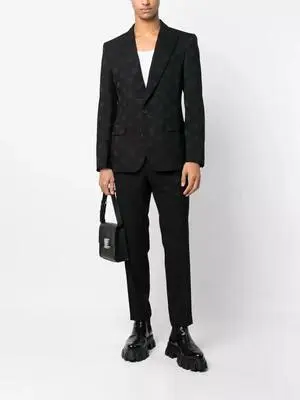 Dolce & Gabbana Logo-jacquard Single-breasted Blazer