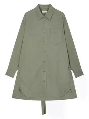 STUDIO TOMBOY Patch-pocket Shirtdress - Green
