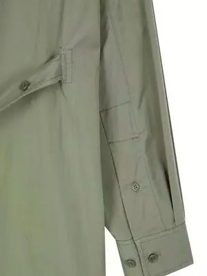 STUDIO TOMBOY Patch-pocket Shirtdress - Green