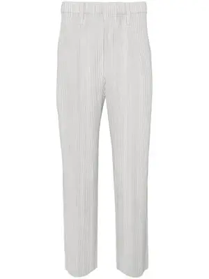 Issey Miyake Basic Tapered Plissé Trousers