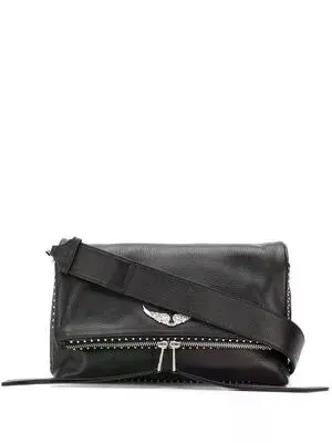 Zadig&Voltaire Rocky Foldover Crossbody Bag - Black
