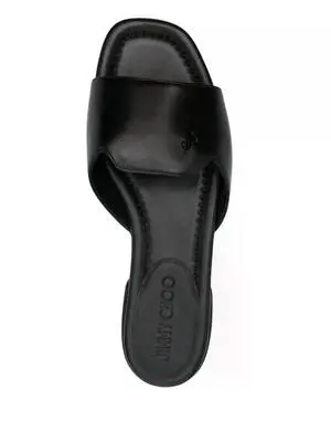 JIMMY CHOO Dina Slides - Black