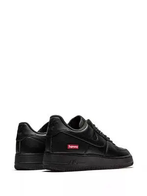 Nike X Supreme Air Force 1 Low Mini Box Logo Sneakers - Black
