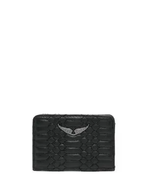 Zadig&Voltaire Quilted Leather Wallet - Black