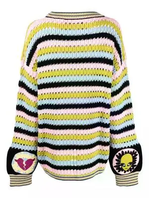 Gcds Colour-block Stripe Knit Jumper