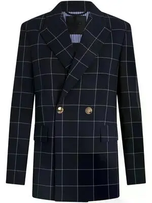 Liu Jo Double-breasted Check Blazer