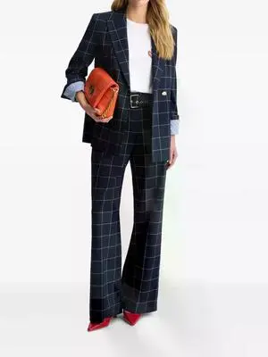 Liu Jo Double-breasted Check Blazer