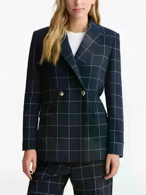 Liu Jo Double-breasted Check Blazer