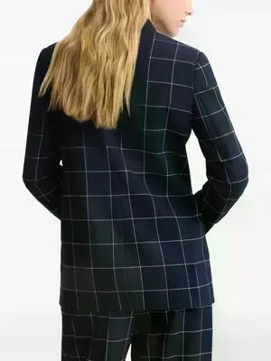 Liu Jo Double-breasted Check Blazer