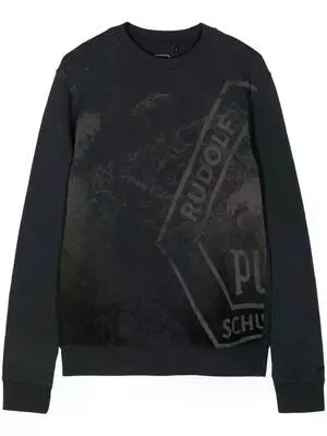 PUMA Graphic-print Cotton-blend Sweatshirt