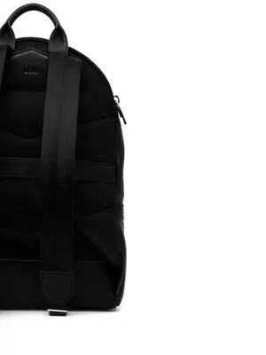 BOSS Grained Leather Backpack