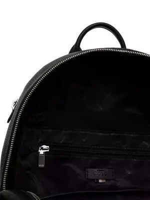 BOSS Grained Leather Backpack