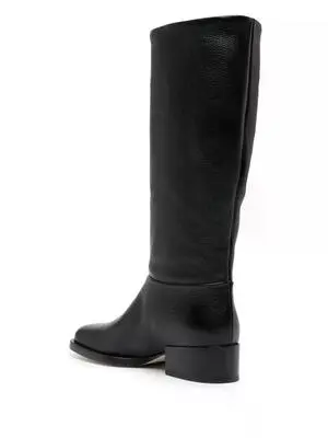Dear Frances Smooth-grain Leather Below-knee Boots