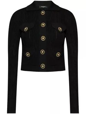Balmain Logo Cardigans For Women