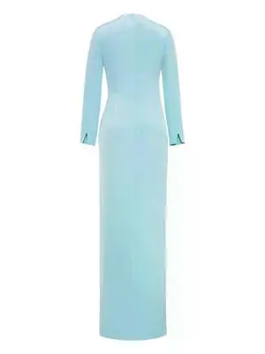 Adam Lippes Draped Silk Maxi Dress