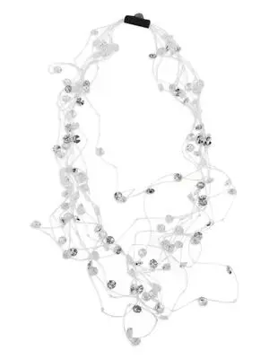 MARIA CALDERARA Multi-way Strap Necklace - Silver