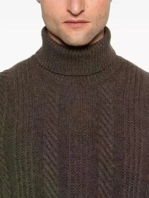 Corneliani Turtleneck Sweater - Brown