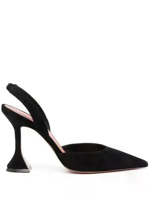 Amina Muaddi 95mm Holli Pumps
