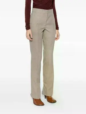 JIL SANDER Checked Tailored Trousers
