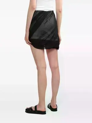 Helmut Lang Bubble Gathered Miniskirt