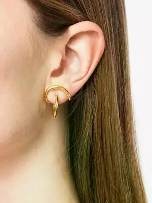 Charlotte Chesnais Hana -plated Silver Earrings
