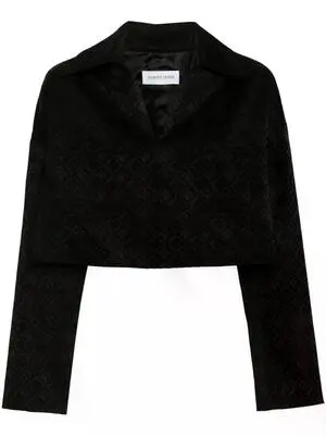 MARINE SERRE Moonogram Jacquard Cropped Top