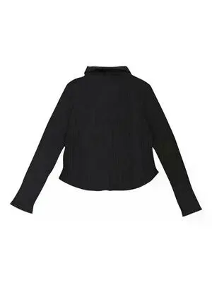 Callipygian Ribbed Cardigan With Button Fastening