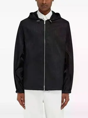 FERRAGAMO Gancini-jacquard Rain Jacket