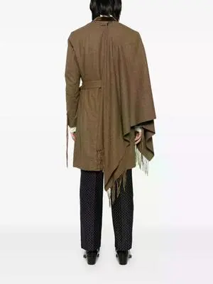 MIDORIKAWA Raw Edge Detailing Coat