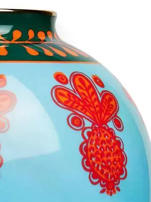 La DoubleJ Bubble Pineapple Azzurro Vase