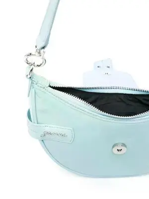 GANNI Small Bucky Crossbody Bag - Blue