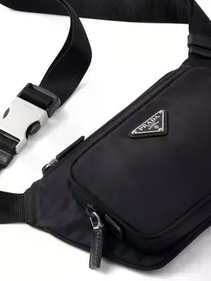 Prada Logo-appliqué Re-nylon Belt Bag