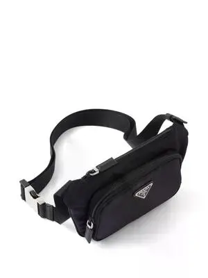 Prada Logo-appliqué Re-nylon Belt Bag
