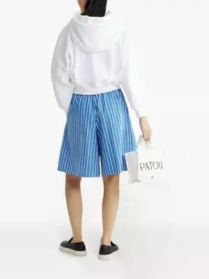 PATOU Striped Longline Shorts