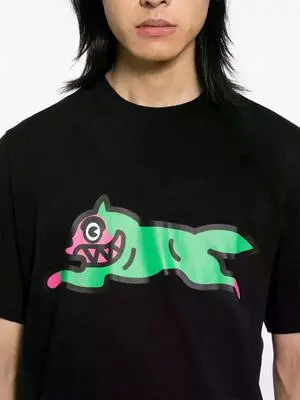 ICECREAM Graphic-print Cotton T-shirt - Black