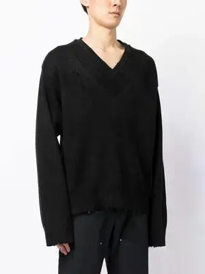 C2H4 Layered Distressed-finish Jumper