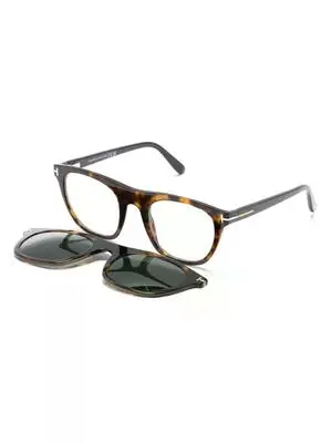 TOM FORD Interchangeable-frame Tortoiseshell Glasses - Brown
