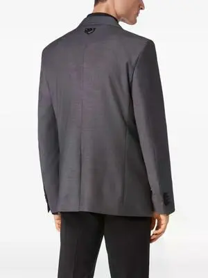 Philipp Plein Wool Blazer - Grey