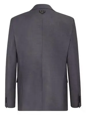Philipp Plein Wool Blazer - Grey
