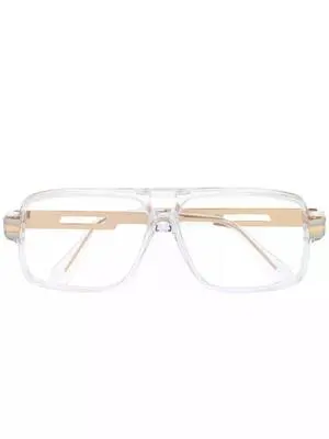 Cazal Cazal Oversized Glasses Metallic