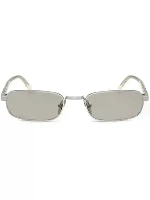Prada Rectangle-frame Sunglasses - Silver