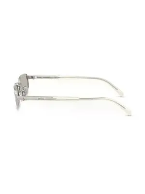 Prada Rectangle-frame Sunglasses - Silver
