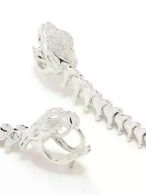 SHAUN LEANE Serpent's Trace Diamond Drop Earrings