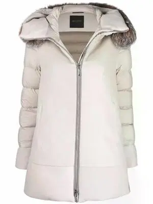 MOORER Zip-fastening Padded Coat