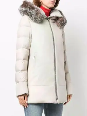 MOORER Zip-fastening Padded Coat