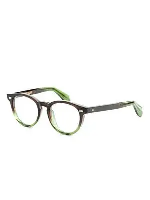 CUTLER & GROSS Round-frame Glasses - Green