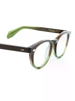 CUTLER & GROSS Round-frame Glasses - Green