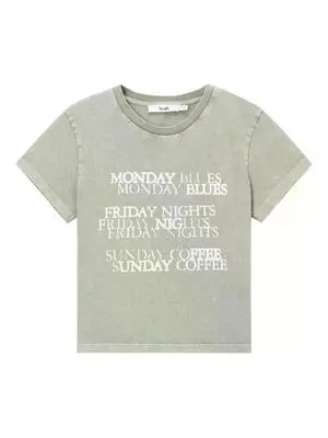 B+AB Graphic Cotton T-shirt - Green