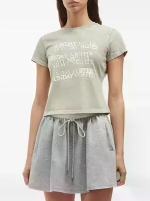 B+AB Graphic Cotton T-shirt - Green