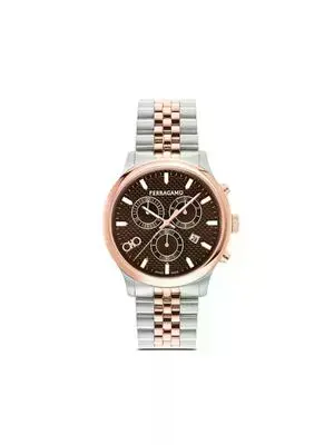 FERRAGAMO Chronograph Watch - Brown